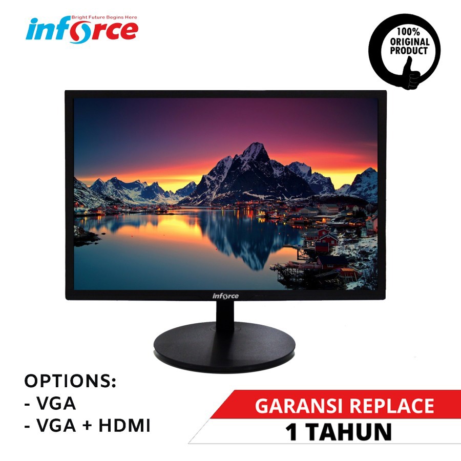 Jual Inforce LED 19.5" Monitor 19 20 19.5 Inch Inci VGA / HDMI | Shopee ...