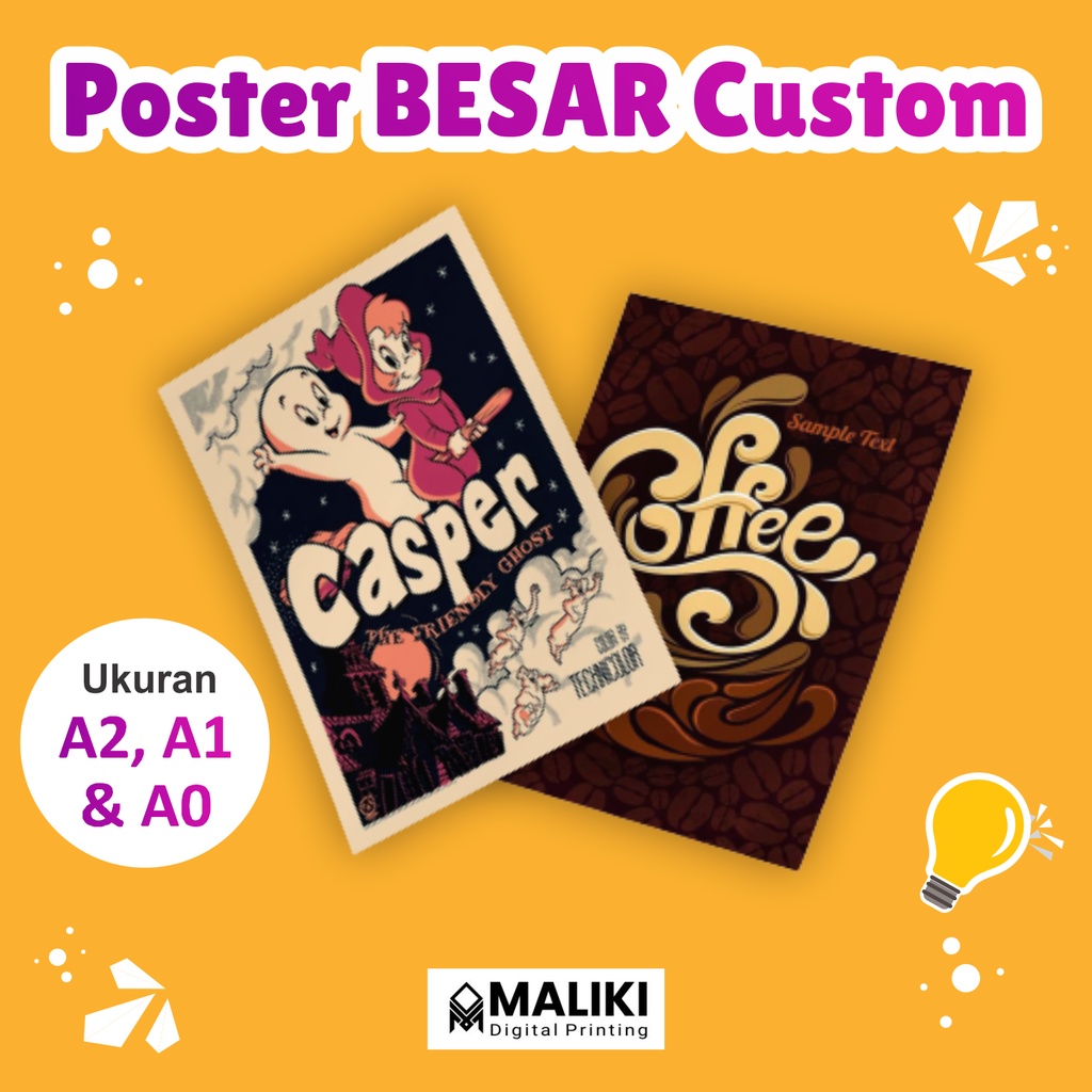 Jual Poster Besar Custom A2, A1 & A0 | Shopee Indonesia