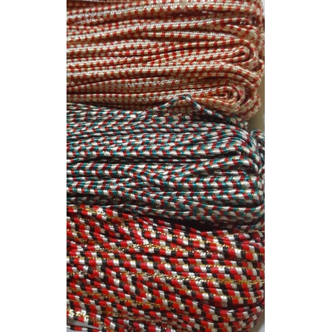 Jual Tali Hias Tali Tambang Tali Kreasi Tali Nilon Tali Gold Meteran ...