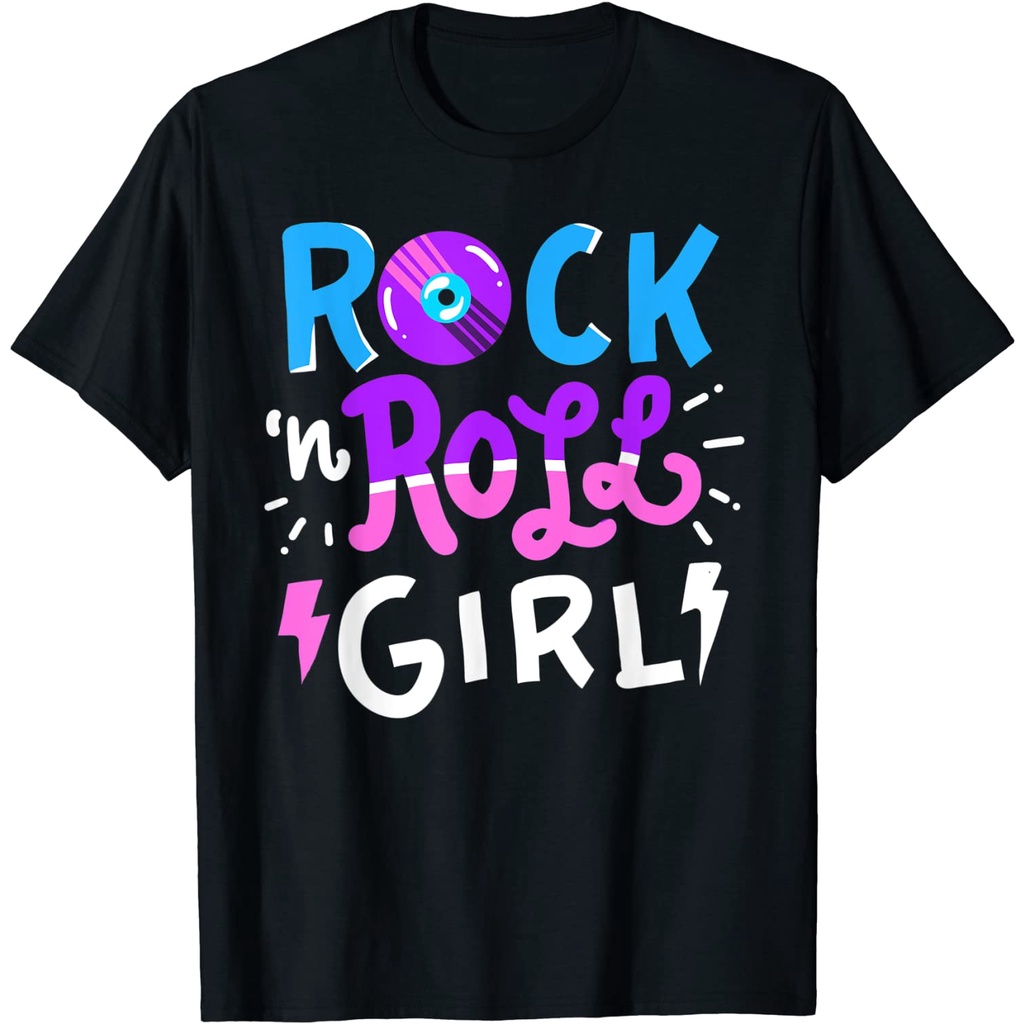 Jual Baju Kaos Rock N Roll Girl Music T-Shirt - Baju - Kaos - Baju Kaos ...