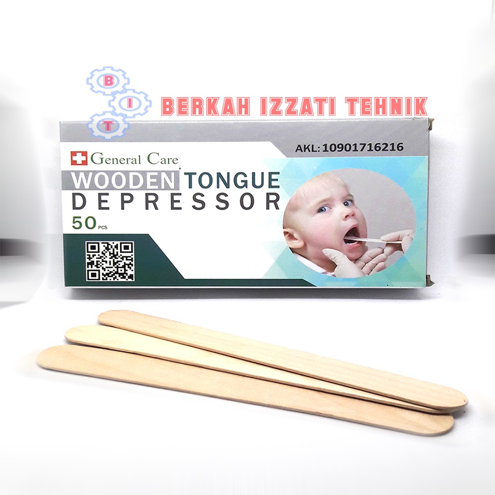 Jual Wooden Tongue Depressor - Tongue Spatel Kayu | Shopee Indonesia
