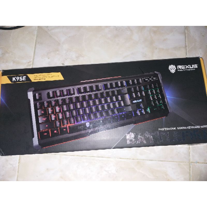 Jual Keyboard gaming RGB Rexus K9SE Battlefire | Shopee Indonesia