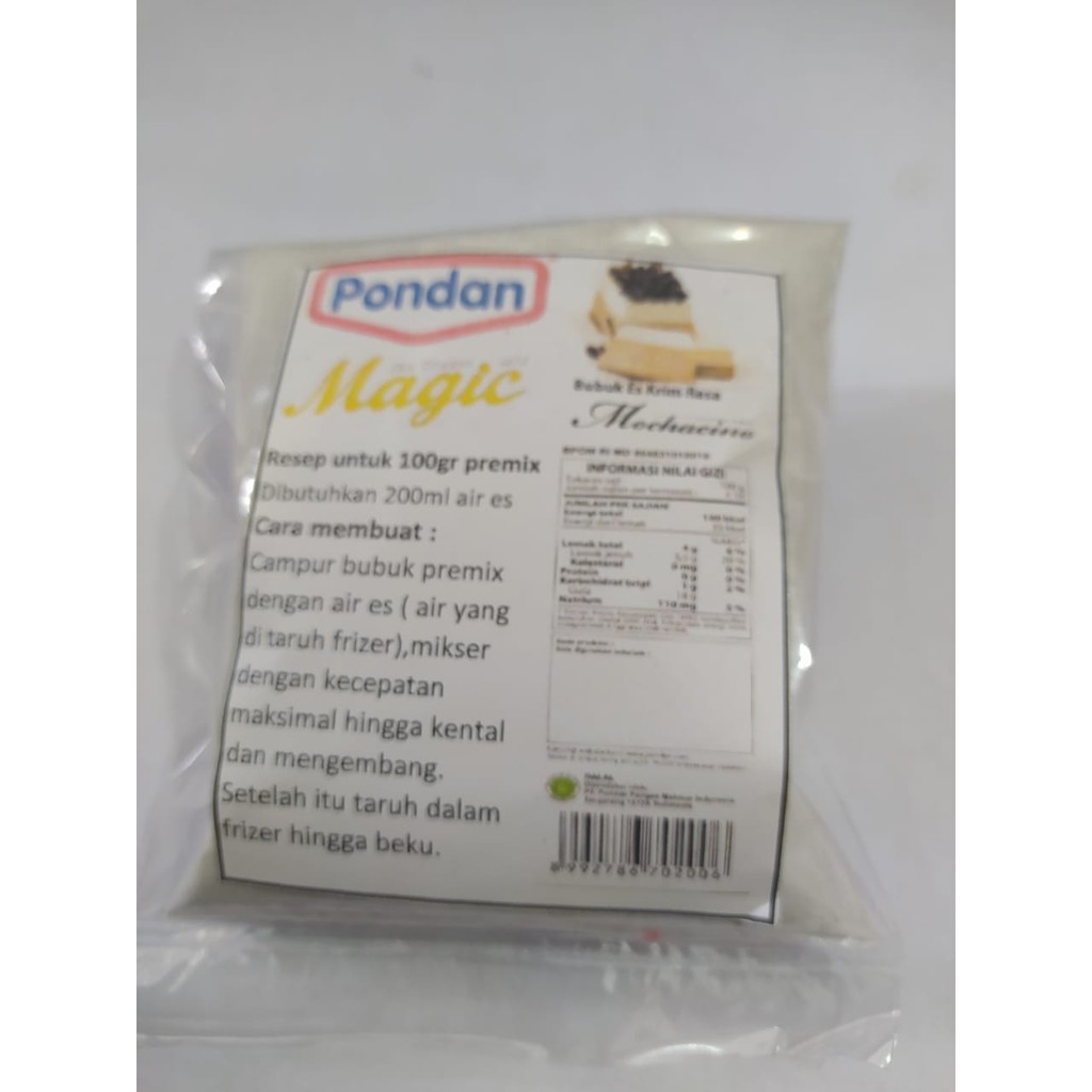 Jual PONDAN BUBUK ES KRIM 100gr/TEPUNG PREMIX ES KRIM | Shopee Indonesia