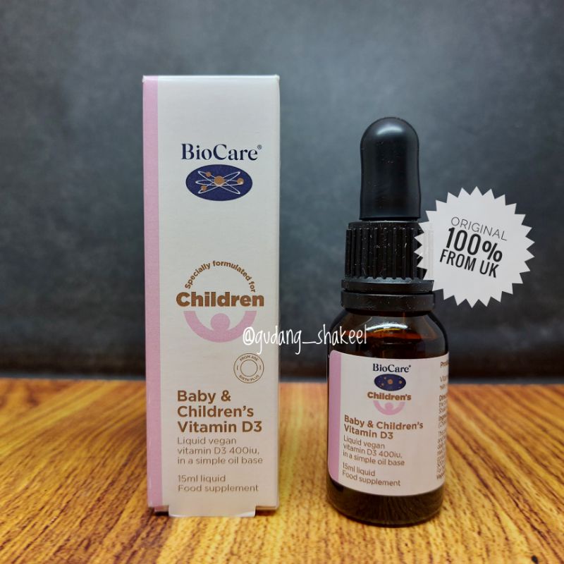 Jual Biocare Baby & Children Vitamin D3 15 ml | Shopee Indonesia