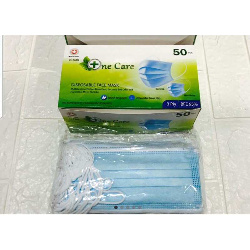 Jual Masker 3 ply 1 box isi 50 pcs | Shopee Indonesia