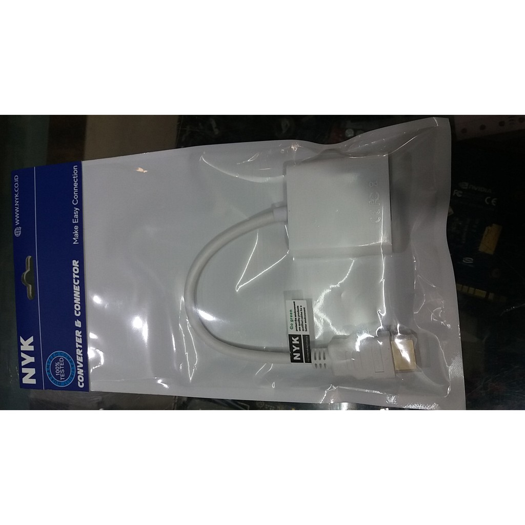 Jual HDMI to VGA Converter OTG Adaptor | Shopee Indonesia