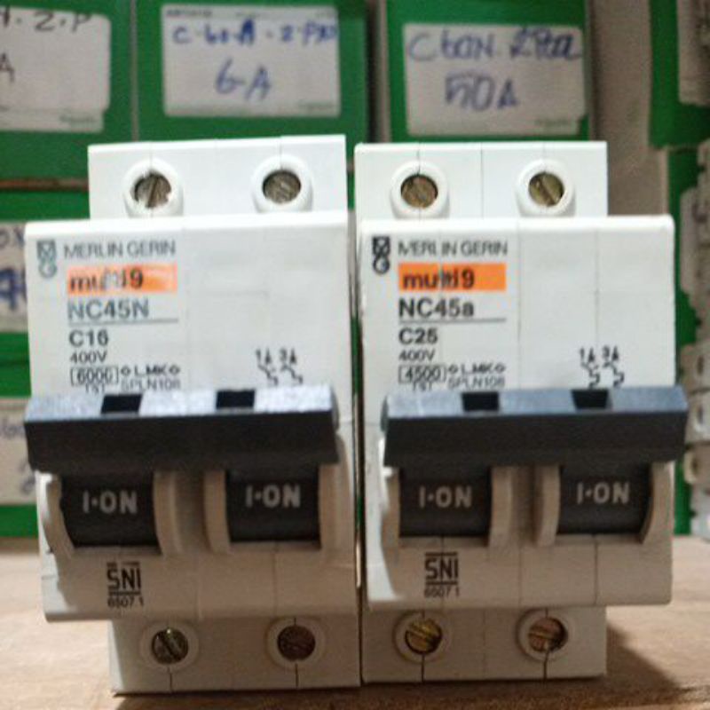 Jual Mcb merlin gerin multi9 2p 6a,10a,16a,20a,25a,32a,40a,50a,63a | Shopee Indonesia