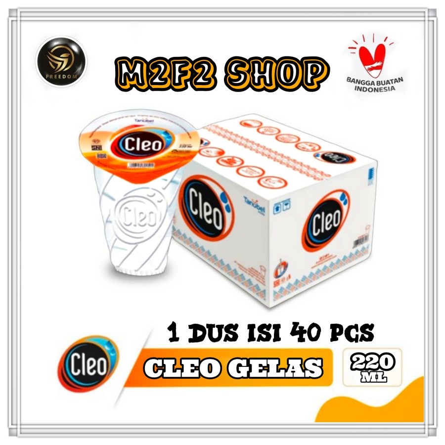 Jual Air Mineral Cleo Gelas Plastik - 220 ml (Kemasan Karton) | Shopee Indonesia