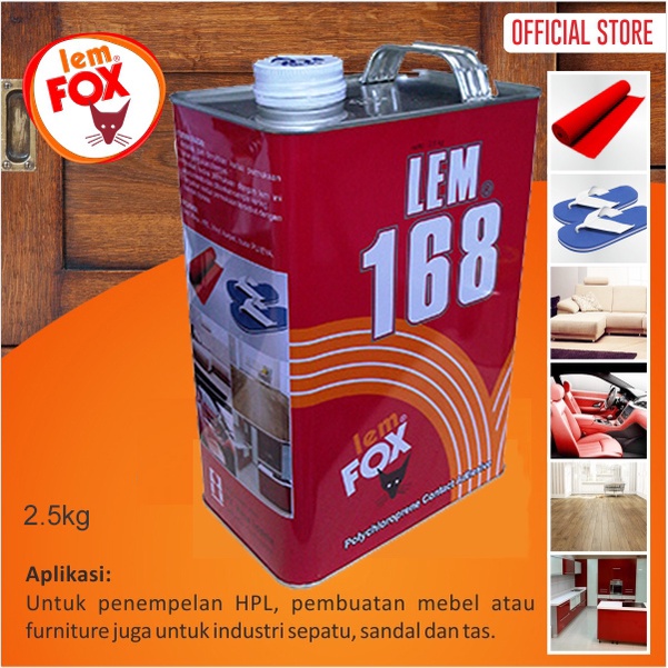 Jual Lem Fox 168 Gallon 2.5 kg / Lem Kuning 168 | Shopee Indonesia
