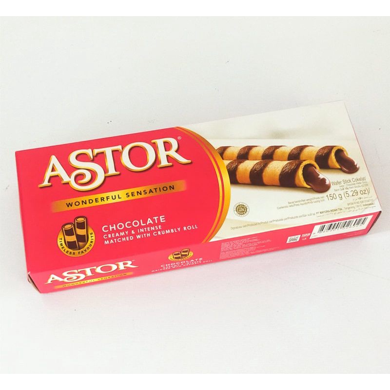 Jual .mayora astor coklat 150gr wafer coklat choco roll ( ds bgr ...