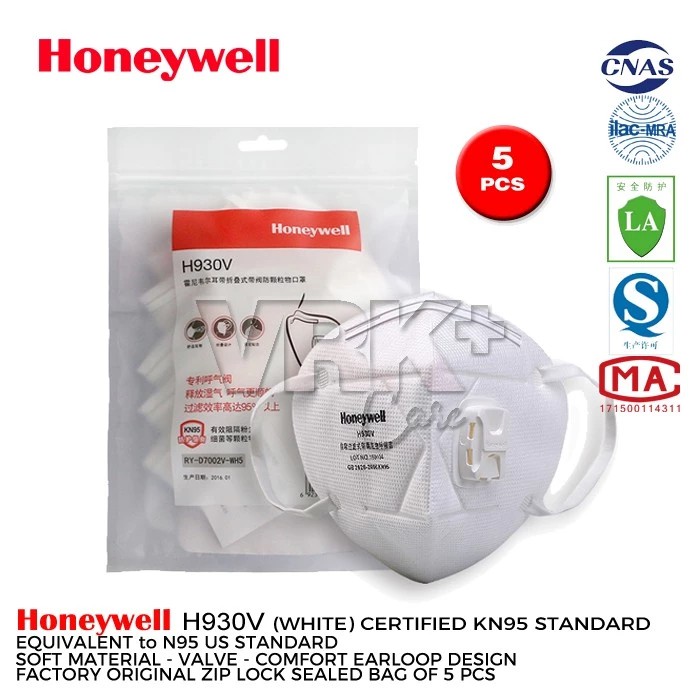 Jual Masker N95 KN95 Honeywell H930V (Putih) | Shopee Indonesia