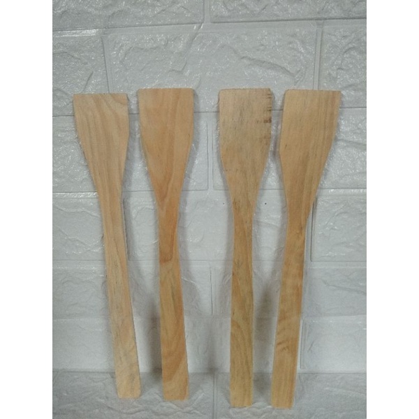 Jual 3 Pics Spatula Kayu/Sodet Kayu | Shopee Indonesia