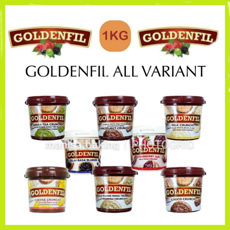 Jual GOLDENFIL CRUNCHY TERMURAH 1 KG KEMASAN ASLI PABRIK SELAI ROTI ...