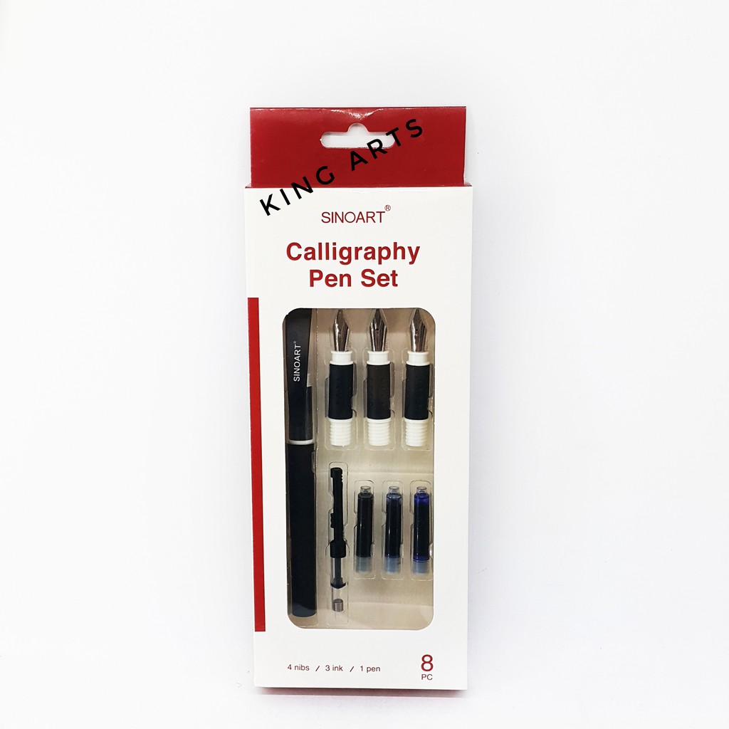 Jual Pena Kaligrafi Sinoart Calligraphy Fountain Pen Set | Shopee Indonesia