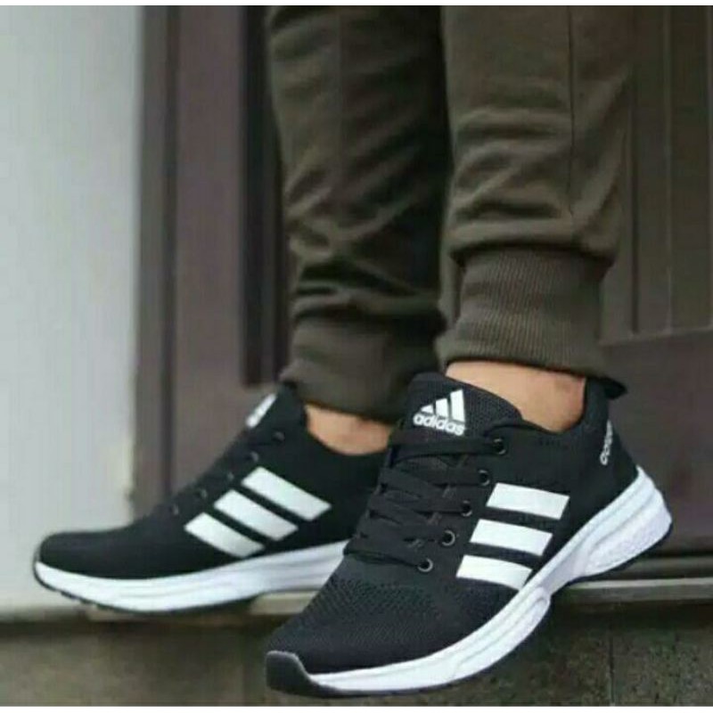Jual Sepatu Adidas Climacool Hitam Putih Sepatu Sneaker Unisex | Shopee ...