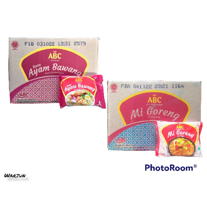 Jual mie ABC ayam bawang 65 gr / mi ABC goreng 70gr | Shopee Indonesia