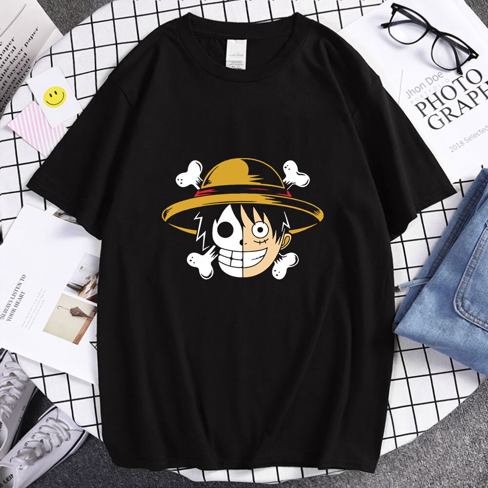 Jual Kaos One Piece Luffy Anime Japan Japanese Style Baju One Piece ...