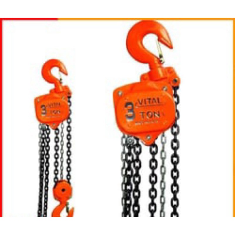 Jual DMST | Chain block 3 ton x 3 meter -Takel hand manual chain block ...