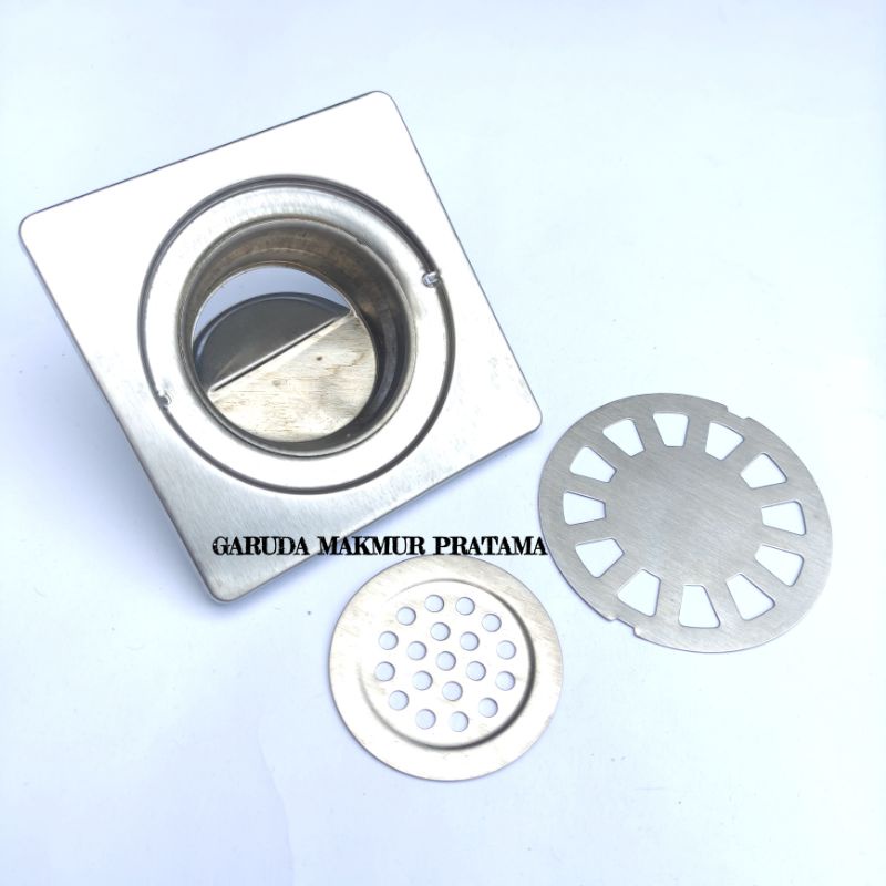 Jual SARINGAN KAMAR MANDI/SARINGAN GOT/FLOOR DRAIN 4 INCH STAINLESS OTOMATIS/SARINGAN GOT ...