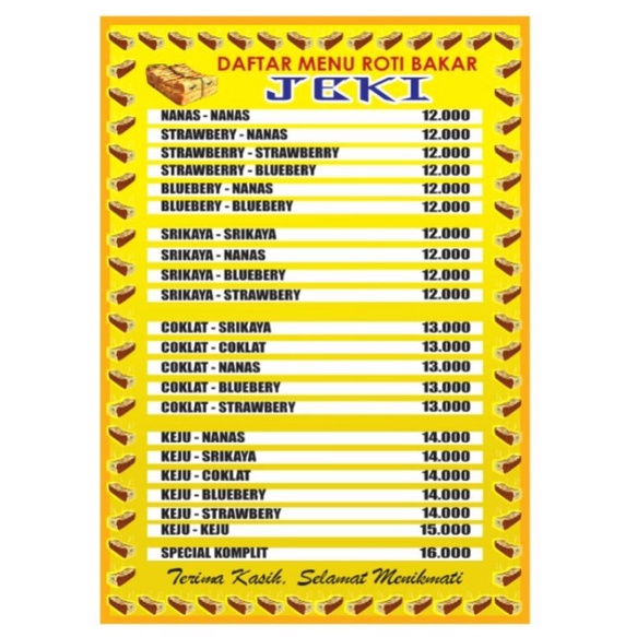 Jual menu jualan | Shopee Indonesia