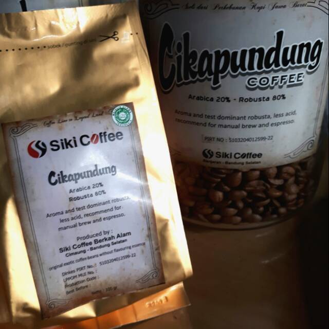 Jual Siki Coffee/Cikapundung Coffee/Hot Air Roasted Coffee | Shopee ...