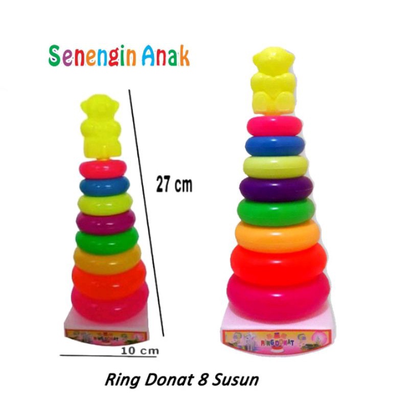 Jual Mainan Donat Ring 8 susun Bear Beruang Murah - SenenginAnak ...