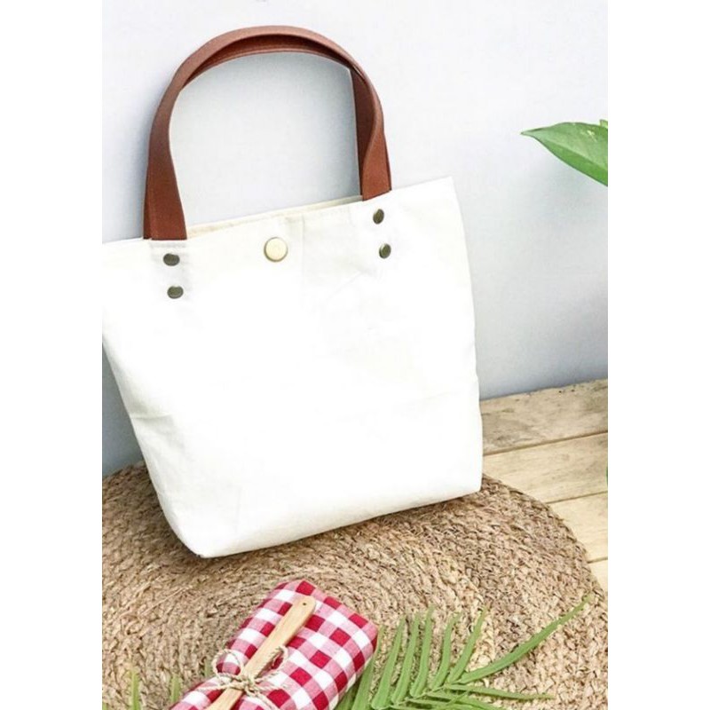 Jual souvenir pernikahan tas kancing blacu 25x20x5 minimal 20pcs ...