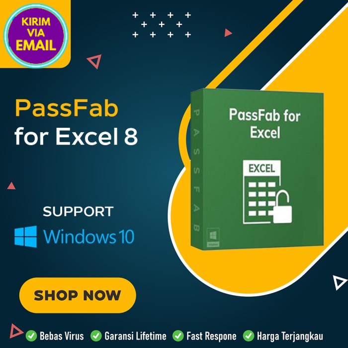 Jual Software Recovery Password Excel: PassFab for Excel 8 [Win ...