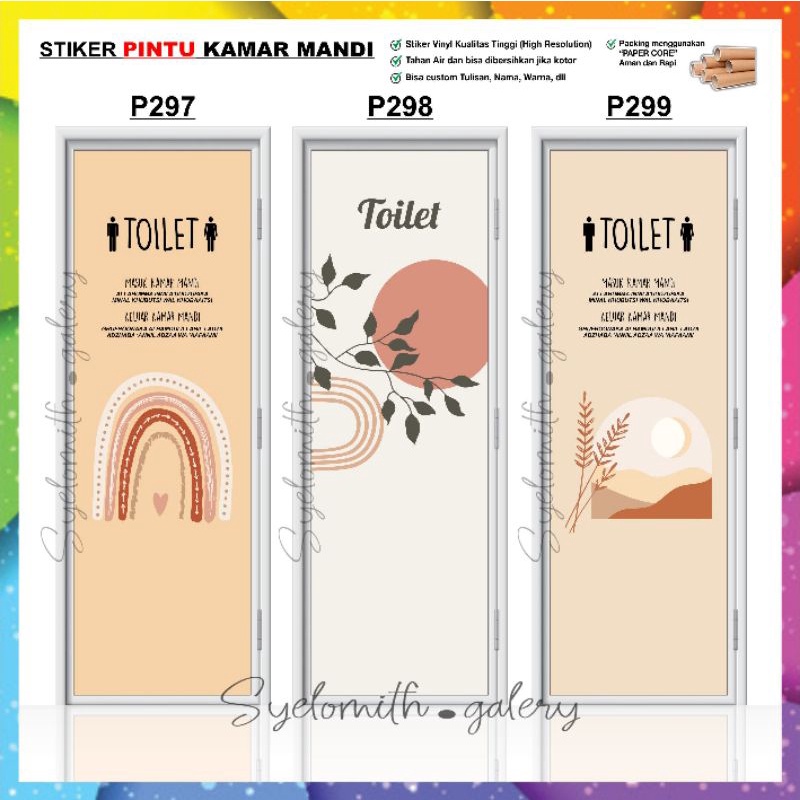 Jual STICKER PINTU AESTHETIC BISA CUSTOM UKURAN | Shopee Indonesia