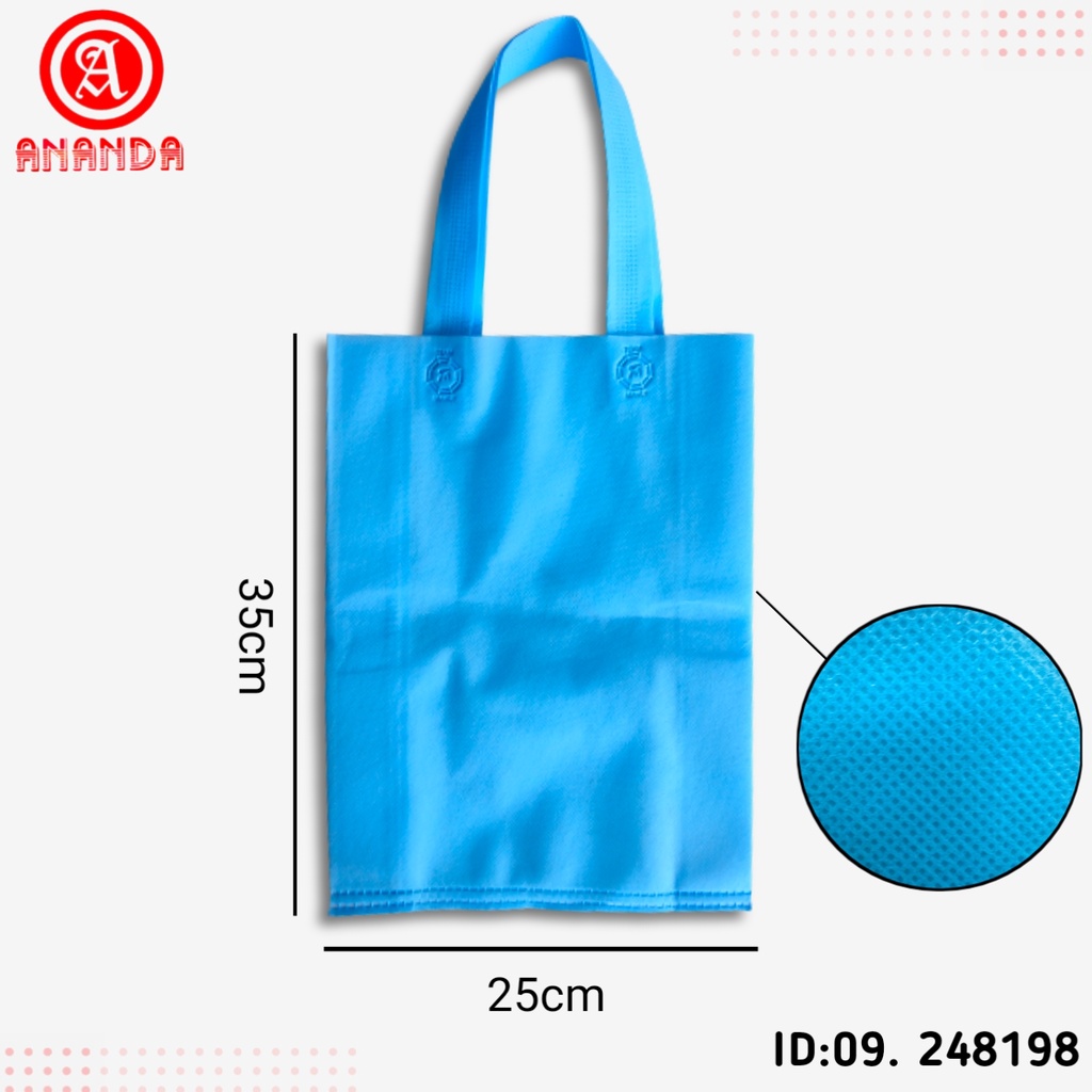 Jual Tas Press Goodie Bag Spunbond Handle Harga Satuan 25CM x 35CM ...