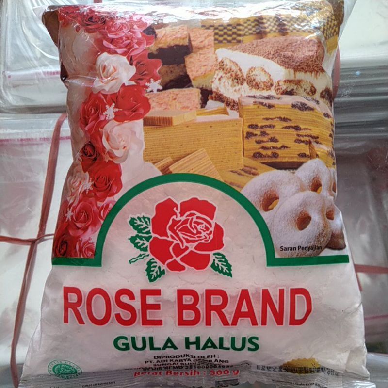Jual gula halus rosebrand 500g | Shopee Indonesia