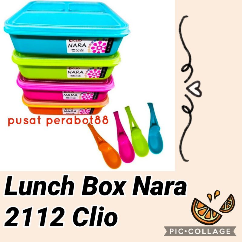 Jual Lunch Box Nara Ompreng Nara 2112 Clio | Shopee Indonesia