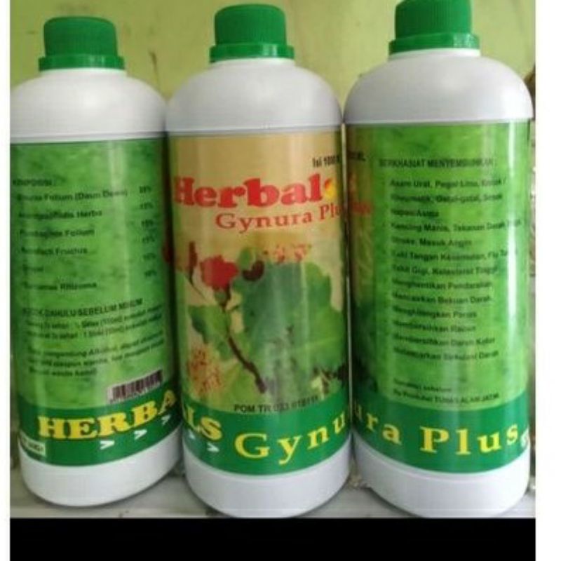 Jual Gynura Plus Herbal Daun Dewa 1 Liter Obat berbagai Penyakit ...
