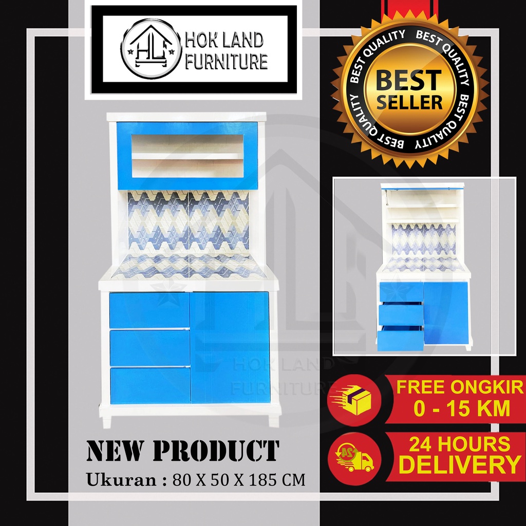 Jual Lemari sayur 2 pintu lemari rak piring dapur minimalis / Lemari ...