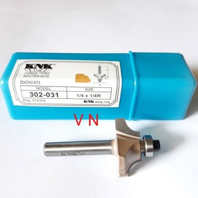 Jual Mata Profil/Router Kusen Pintu/Beading Bit 302-031 merk KNK ...