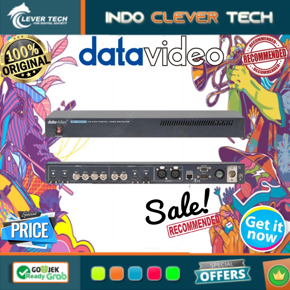 Jual Datavideo SE-1200MU 6 Input HD Digital Video Switcher | Shopee ...