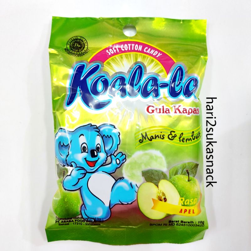 Jual Koala-la Koalala Permen Gula Kapas Rasa Apel | Shopee Indonesia