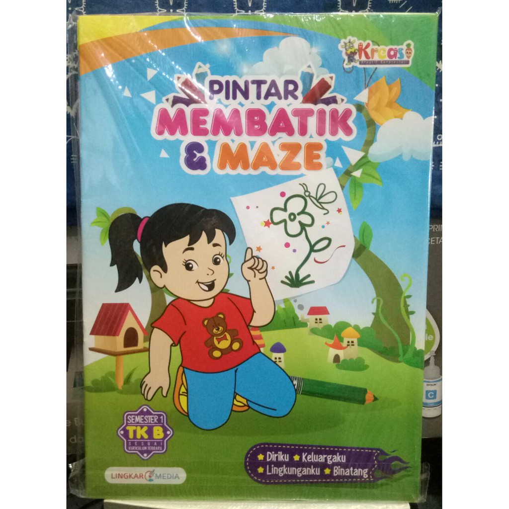 Jual Buku Paket Materi Tk B Semester 1 Isi 6 Buku Buku Latihan Tk B