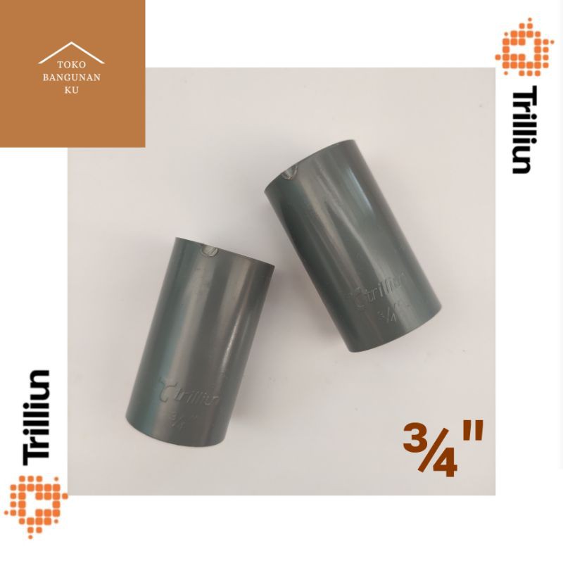 Jual Sock Sambungan Pipa Pvc Ukuran 3/4 inchi - Sok. socket Merk ...