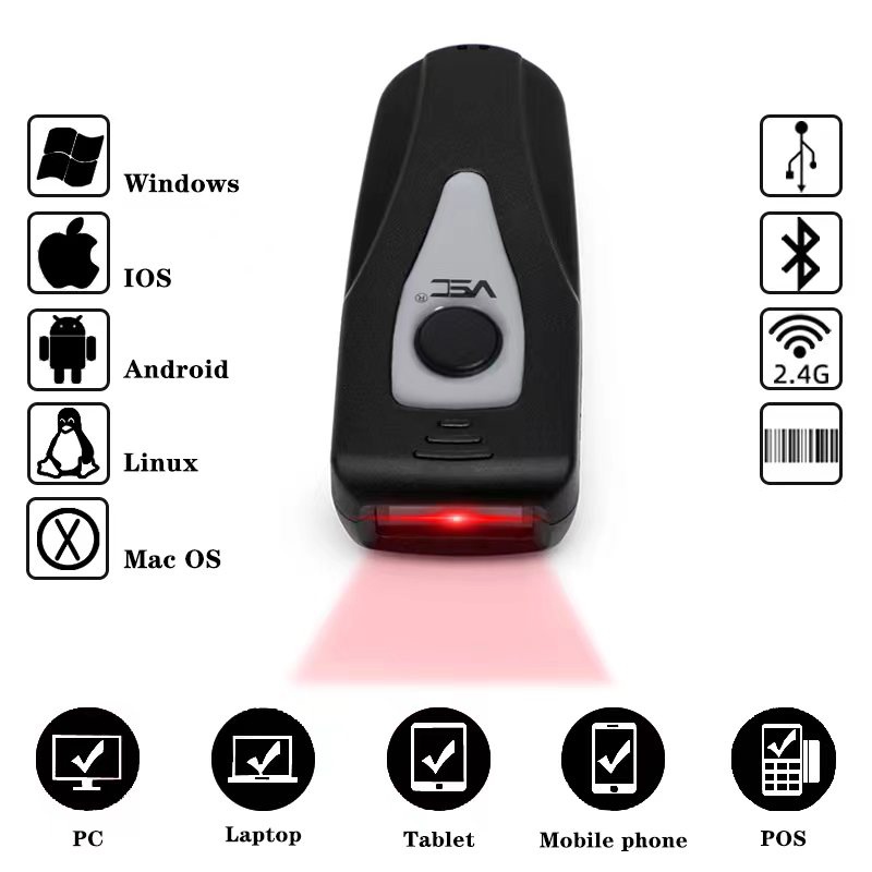 Jual MINI POCKET BARCODE SCANNER VSC BT-10 BLUETOOTH SETARA SYMCODE ...
