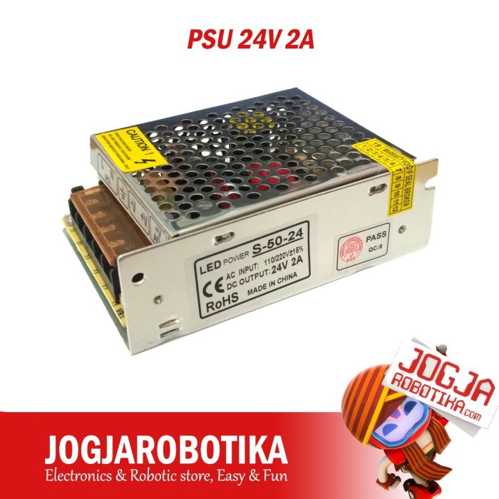 Jual POWER SUPPLY 24V 2A PSU Jaring 24V 2A Switching SMPS | Shopee ...
