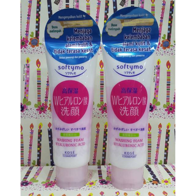 Jual KOSE SOFTYMO WASHING FOAM HYALURONIC ACID 150g | Shopee Indonesia