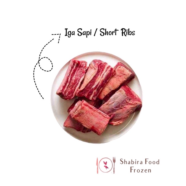 Jual Iga Sapi Tebal / Iga Panjang / Short Ribs / Iga Premium @ 1 kg ...