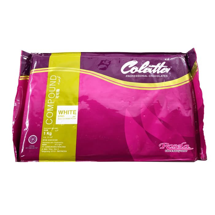 Jual Colatta White Chocolate Compound 1 Kg / Coklat Putih Compound ...
