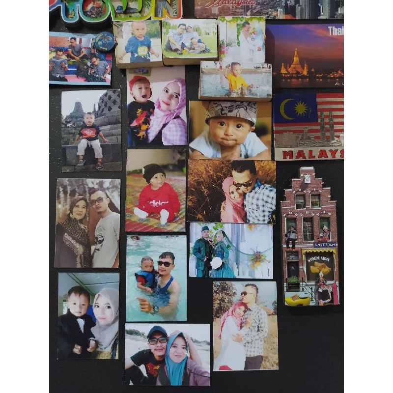 Jual TEMPELAN KULKAS MAGNET KULKAS CUSTOM PAKE FOTO SENDIRI SOUVENIR ...