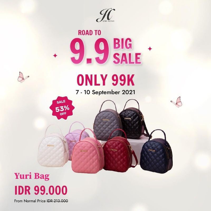 Jual Yuri bag by jimshoney ( sling bag, backpack, carrier) | Shopee ...
