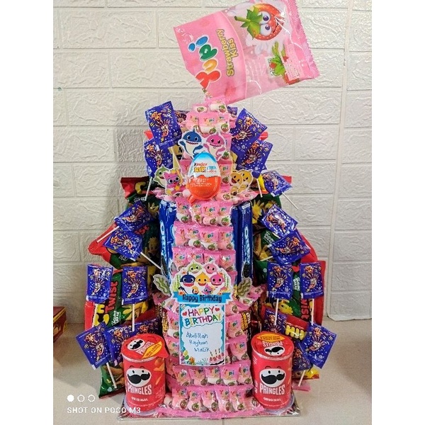 Jual #READY# snack tower - snack tart - cake snack ultah - snack cake ...