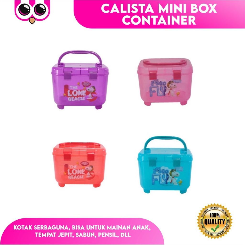 Jual CALISTA MINI BOX CONTAINER / KOTAK BARANG SERBAGUNA | Shopee Indonesia