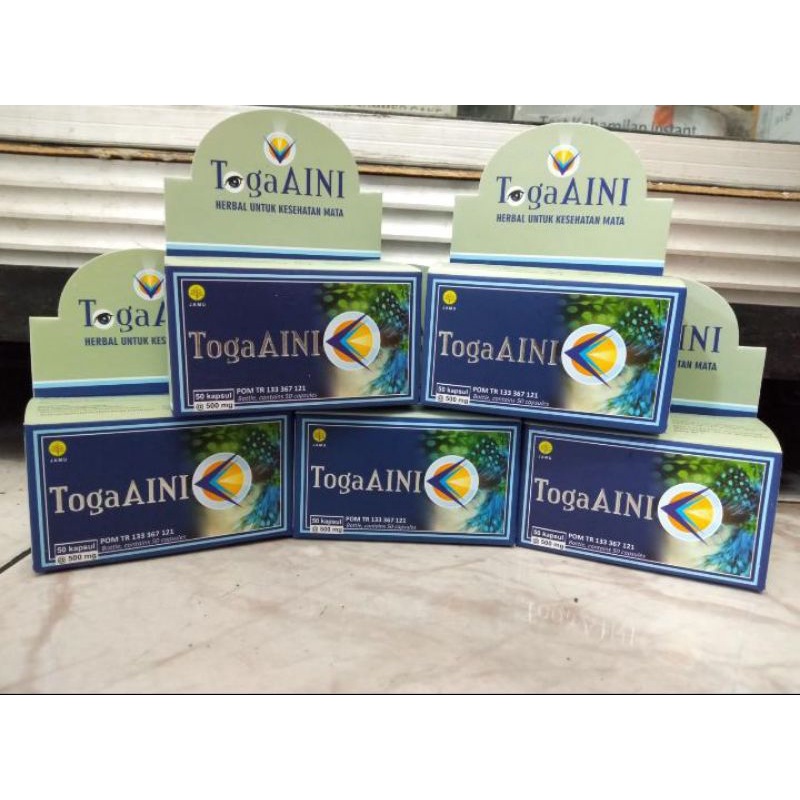 Jual Toga aini obat herbal kesehatan mata toga ainii isi 50 kapsul ...