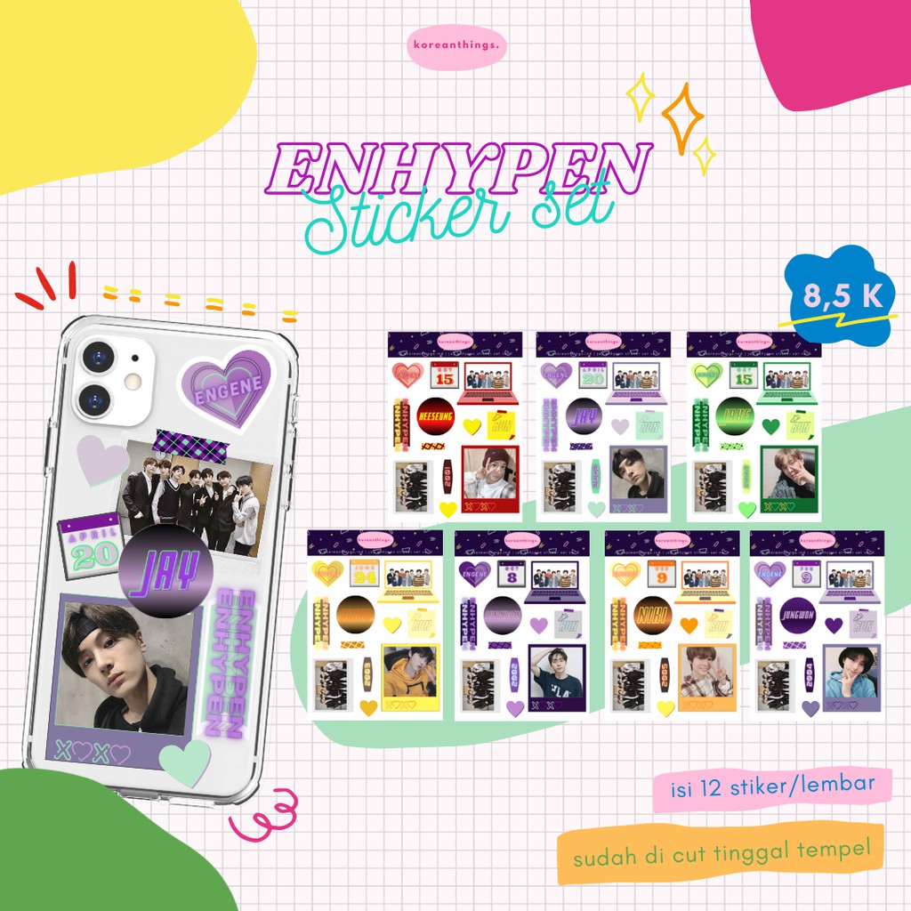 Jual Stiker Enhypen KPOP Murah | Shopee Indonesia